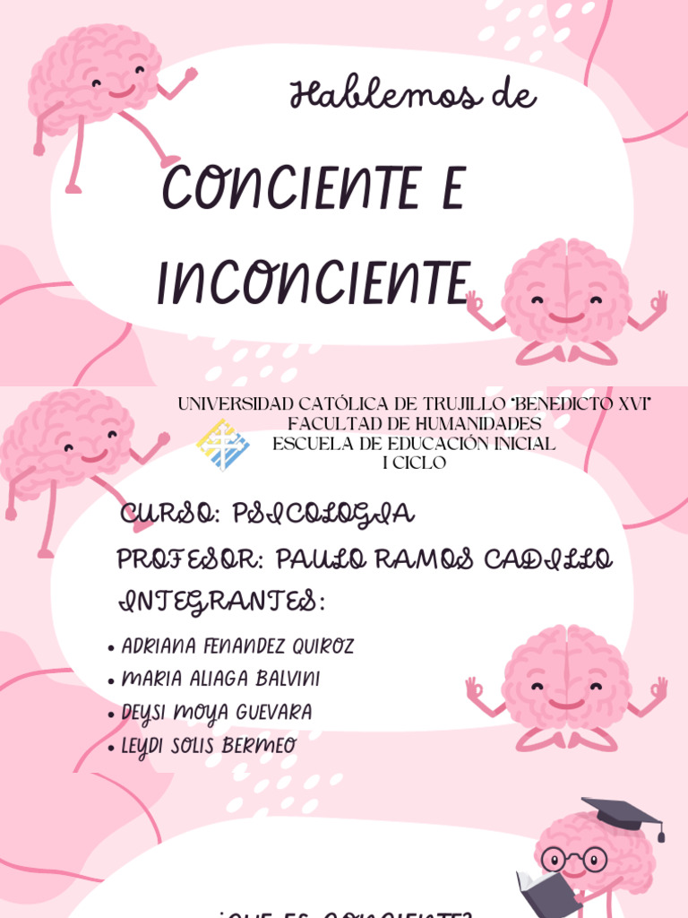 Consciente e Inconsciente en Psicología | PDF | Mente inconsciente | Mente