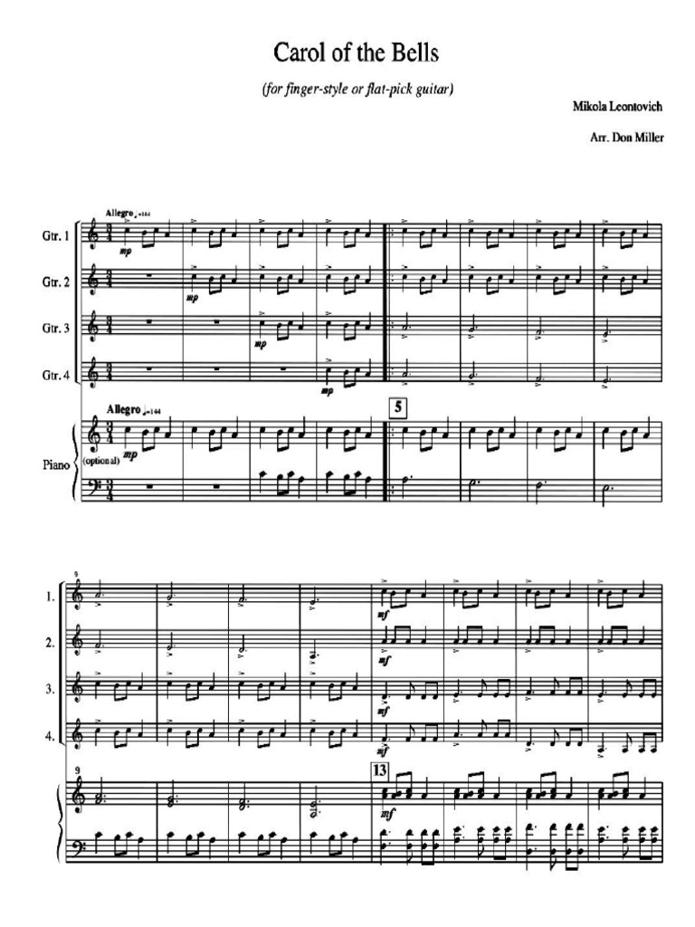 Carol of the bells | PDF