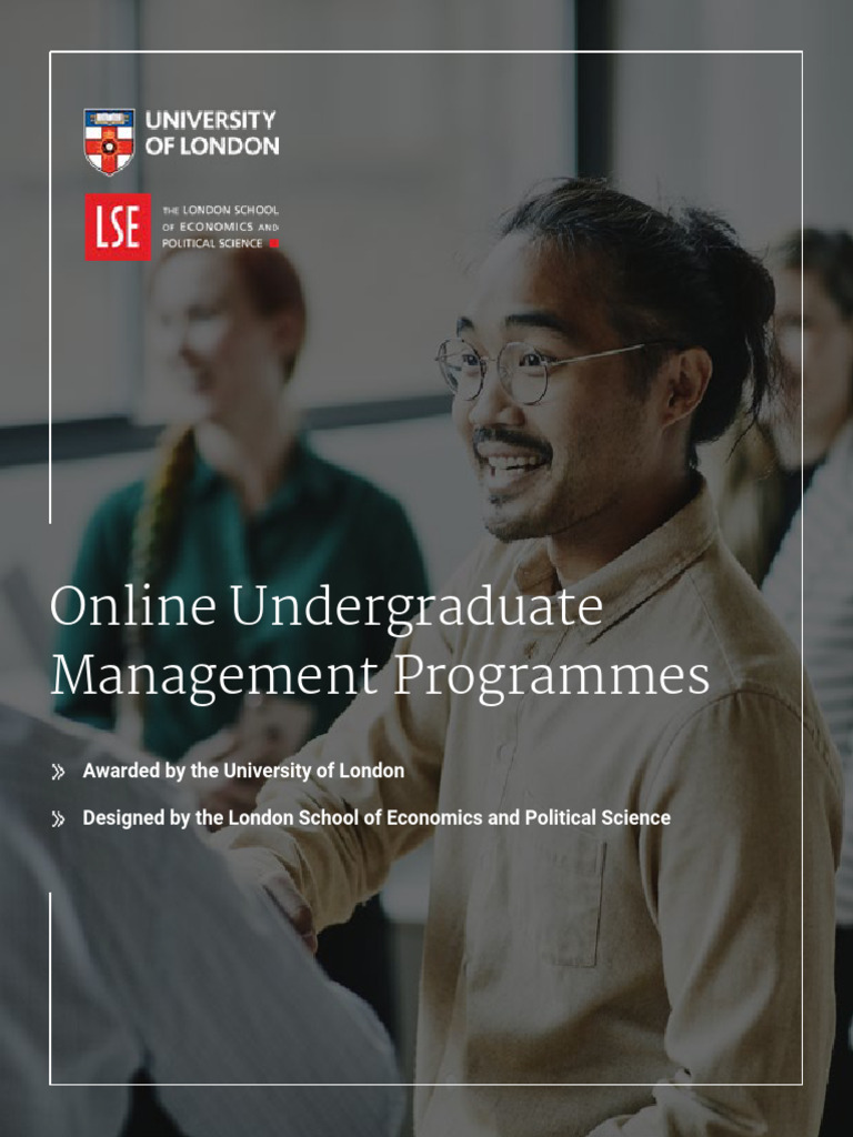 Online Management Degrees by LSE | PDF | Economics | Social Sciences