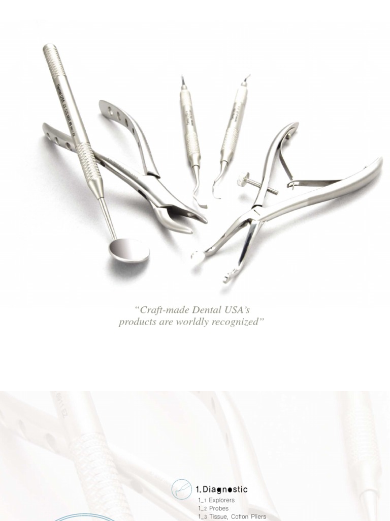 Dental USA Instrument Catalog Overview | PDF | Dentistry | Dentistry ...