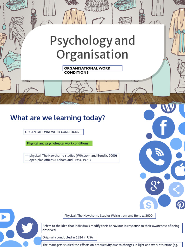 Physical Work Condition | PDF | Experiment | Psychological Concepts