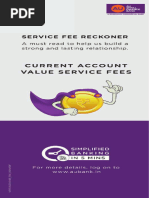 Banking Fees & Charges Guide | PDF | Debit Card | Cheque