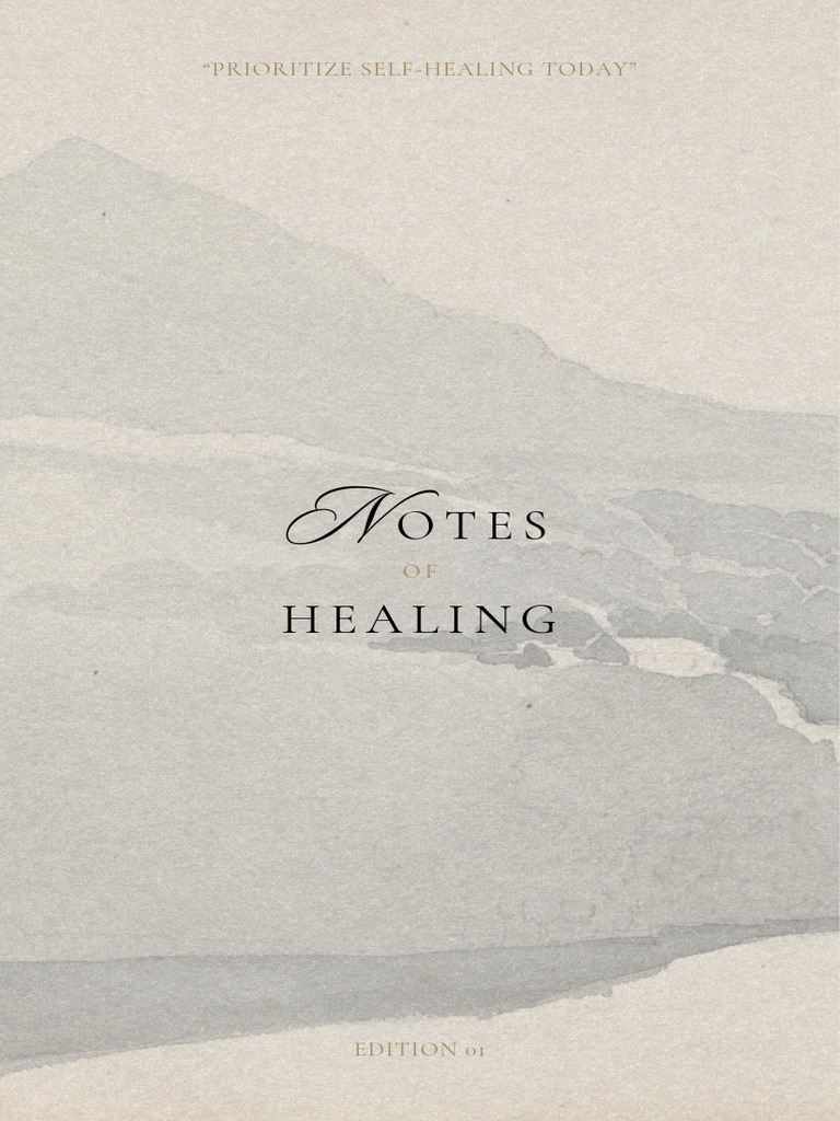 Simple and Minimalist Self-Healing Book Cover - 20250301 - 212004 ...