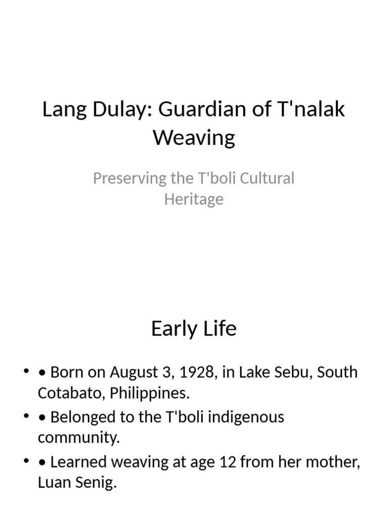 Lang Dulay Presentation | PDF