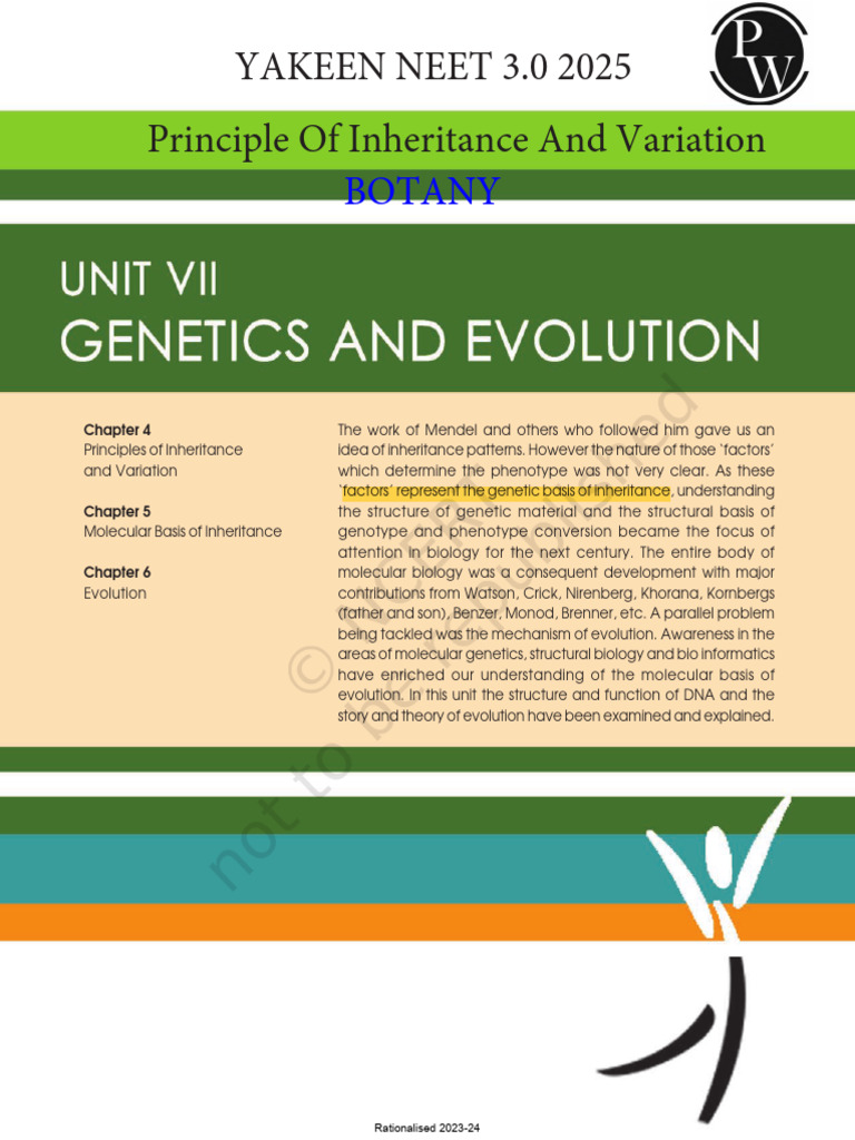 Principles_of_Inheritance_and_Variation_Annotated_NCERT_Notes | PDF ...