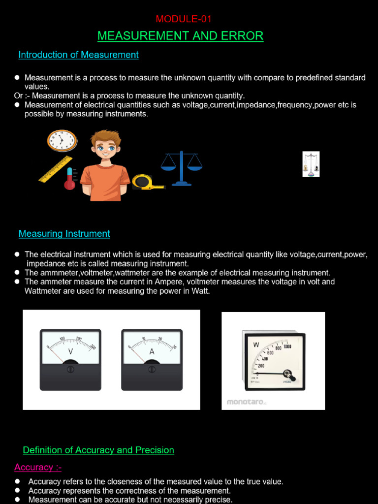 Measurement 1 | PDF