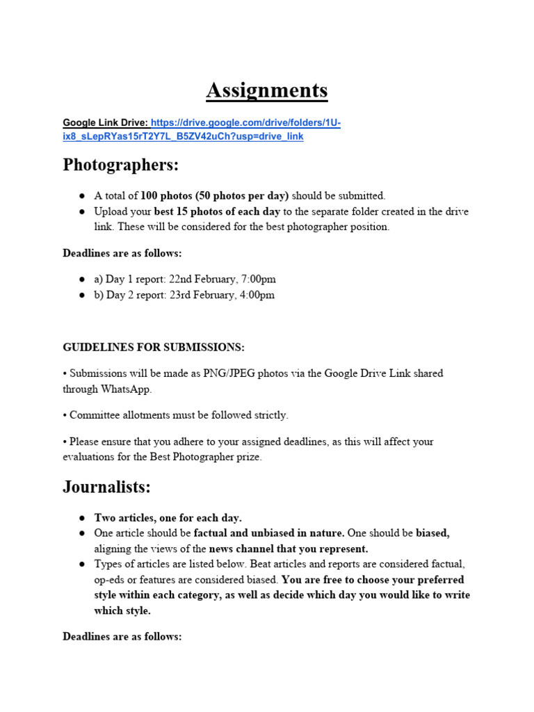 MAPS MUN IP - Assignments | PDF | Committee | Opinion