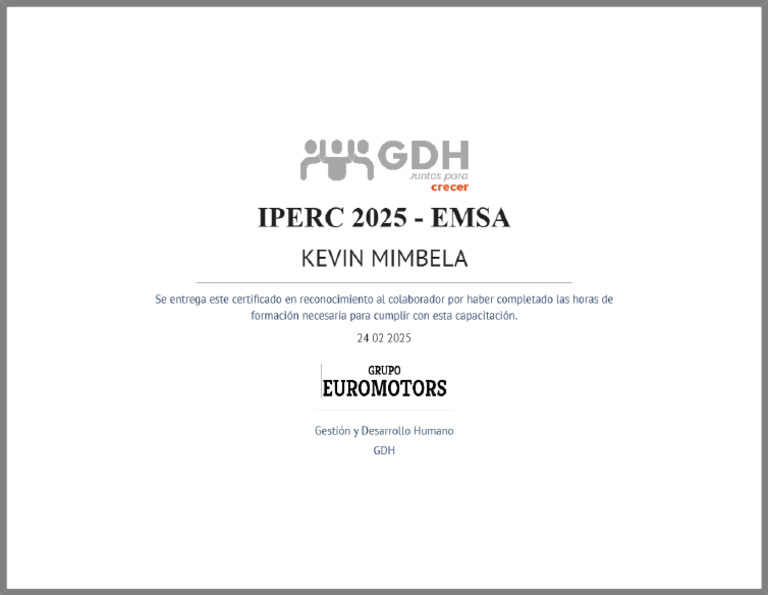 Iperc 2025 - Emsa | PDF