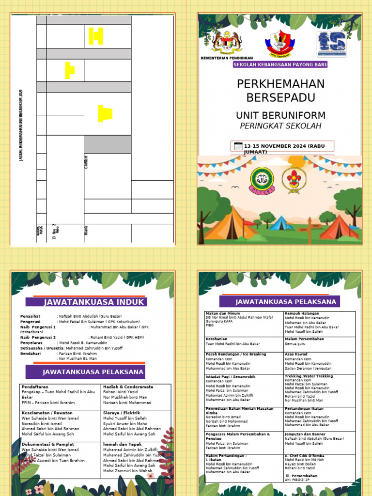 Buku - Program - Perkhemahan 2024 | PDF