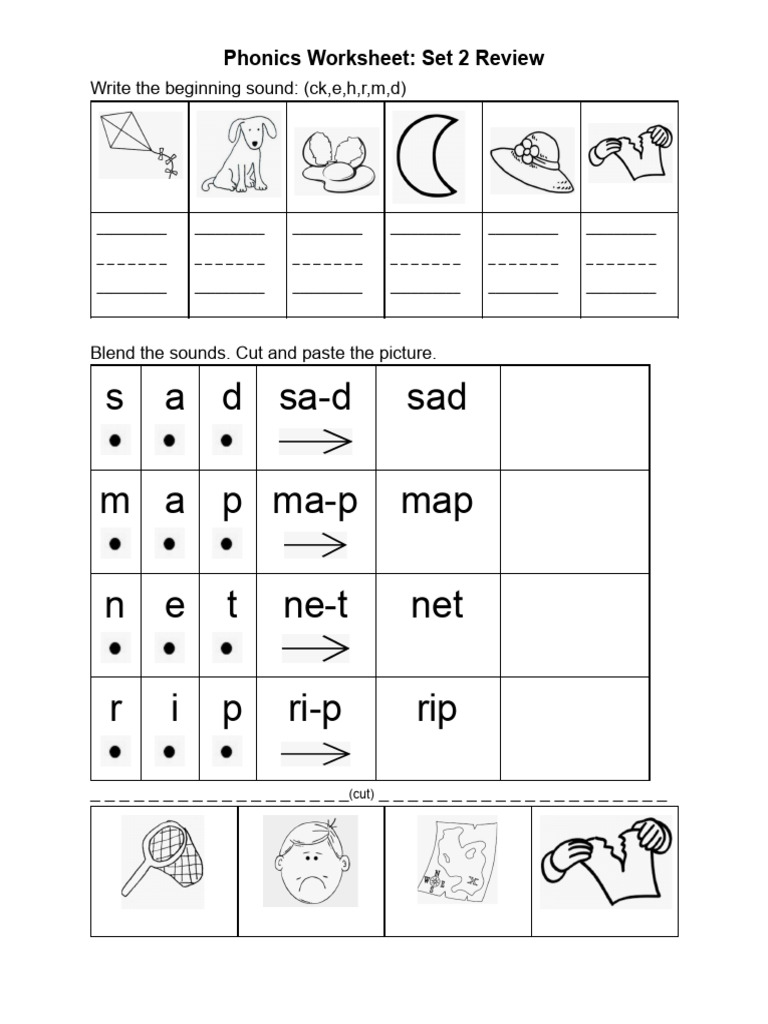 Phonics Worksheet 7 | PDF