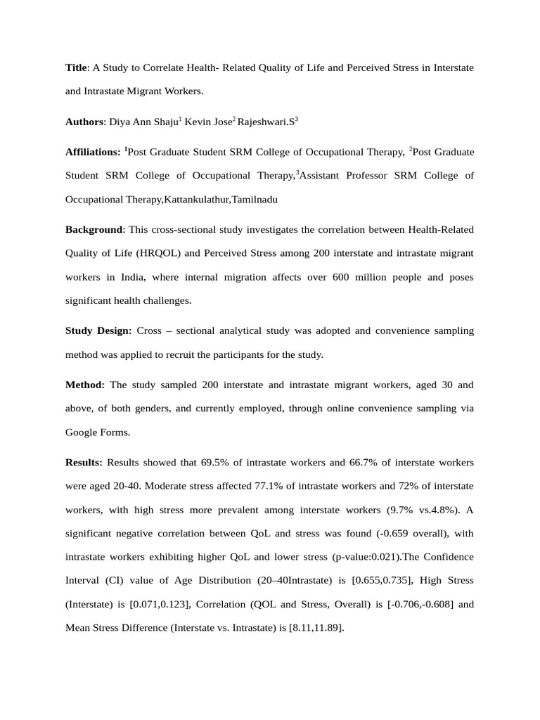 Diya, Kevin E - Poster Revised | PDF | Psychology