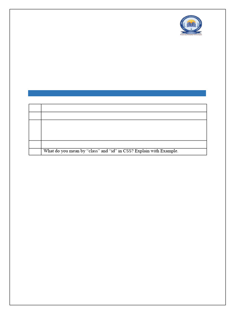 Assignments-1_Web Programming_SEM-6_CSE_2024 | PDF