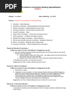 BNI Meeting Script - Eng | PDF