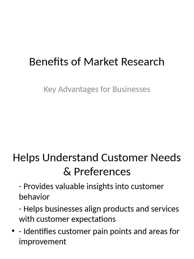 Benefits_of_Market_Research_Presentation | PDF