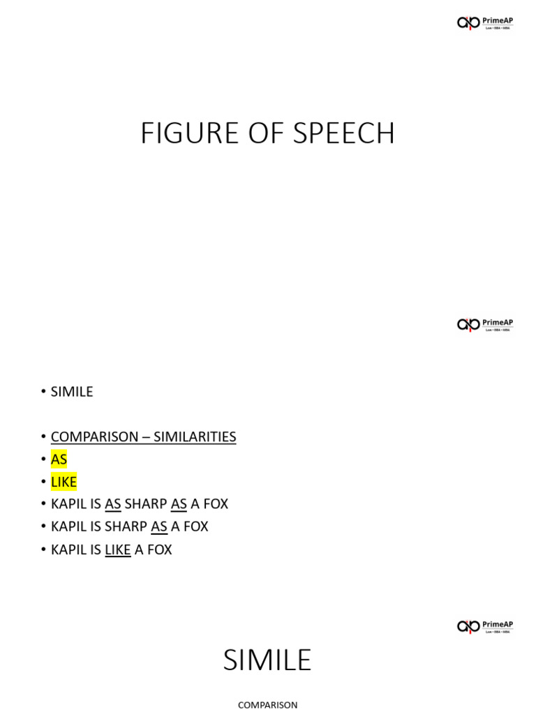 Fig of Speech | PDF | Rhetorical Techniques | Figures Of Speech