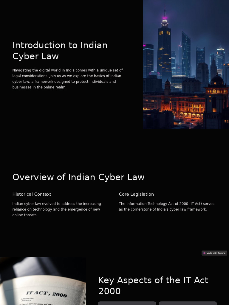 Introduction to Indian Cyber Law | PDF