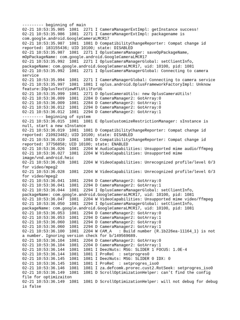 Log Cat 1740115415865 | PDF | Computing | Software