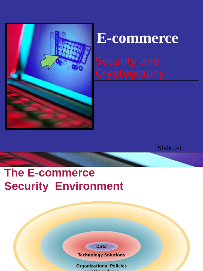 Ecommerce Chapter 4 Security and Cryptography | PDF | Public Key Cryptography | Encryption