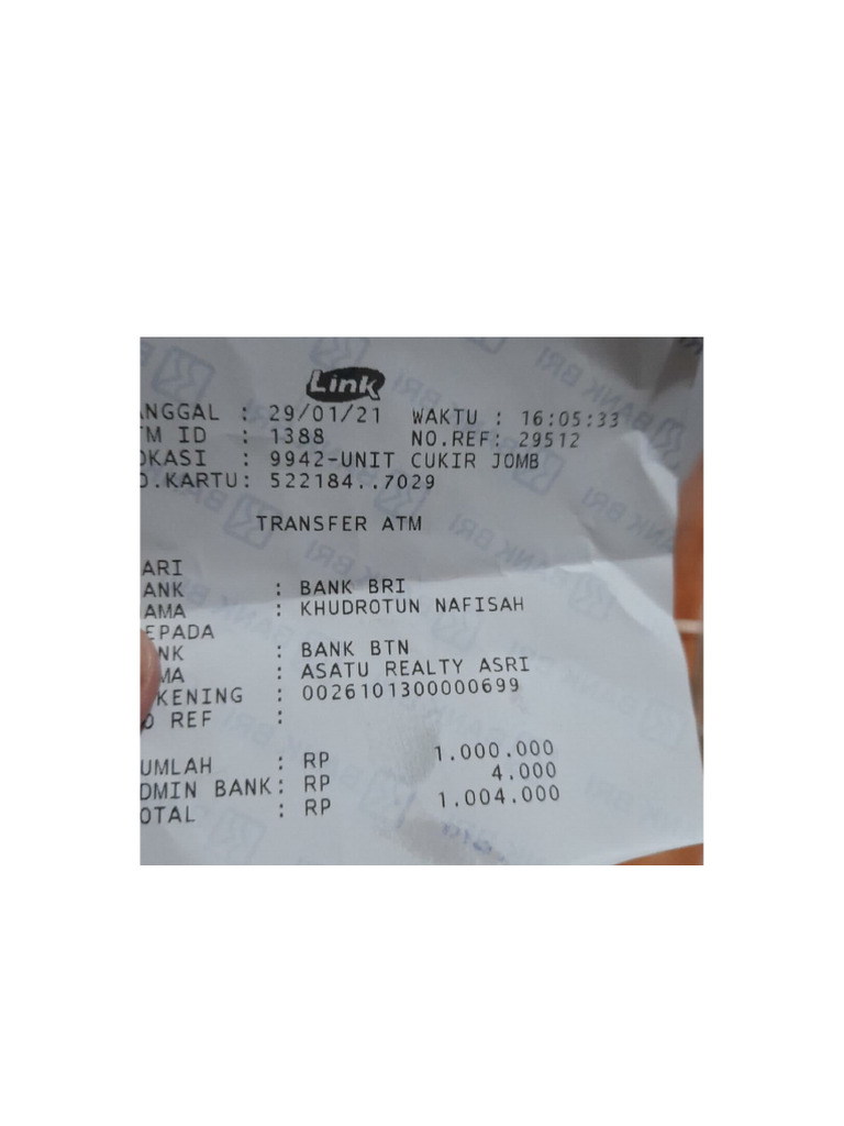 Bukti Lunas DP dan UTJ | PDF