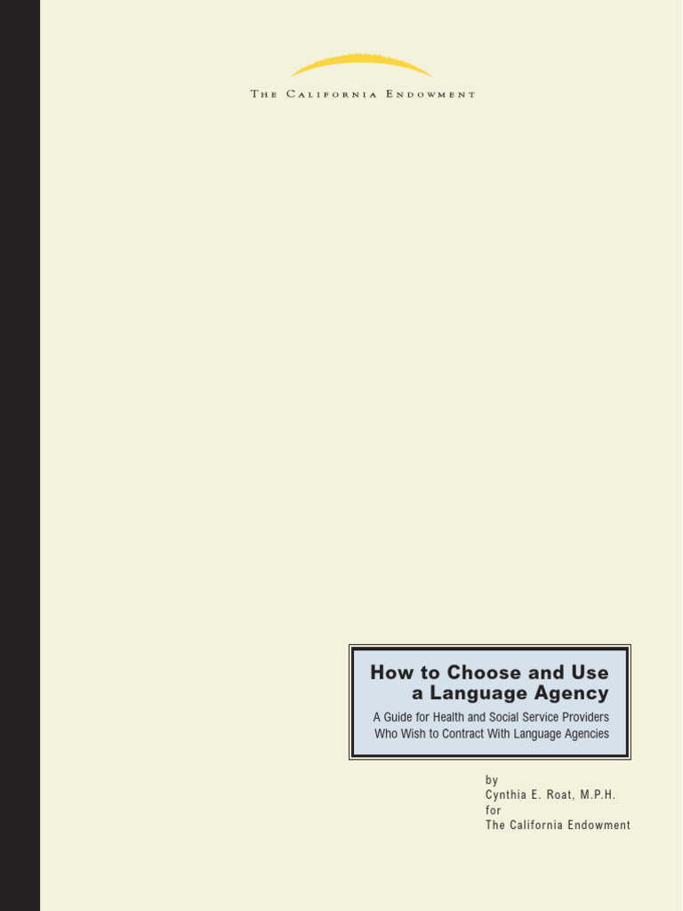 how_to_choose_use_language_agency | PDF | Language Interpretation ...