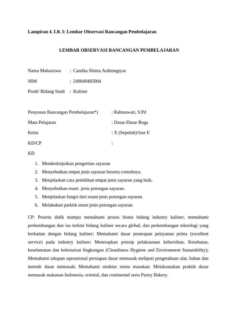 LAMPIRAN 4-LK3-SIKLUS 1 | PDF