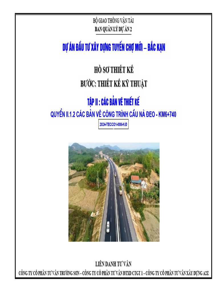 Quyen II.1.2. Cac ban ve cong trinh cau Na Deo | PDF