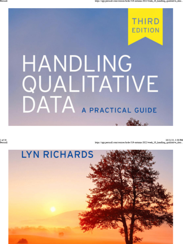 Handling Qualitative Data | PDF