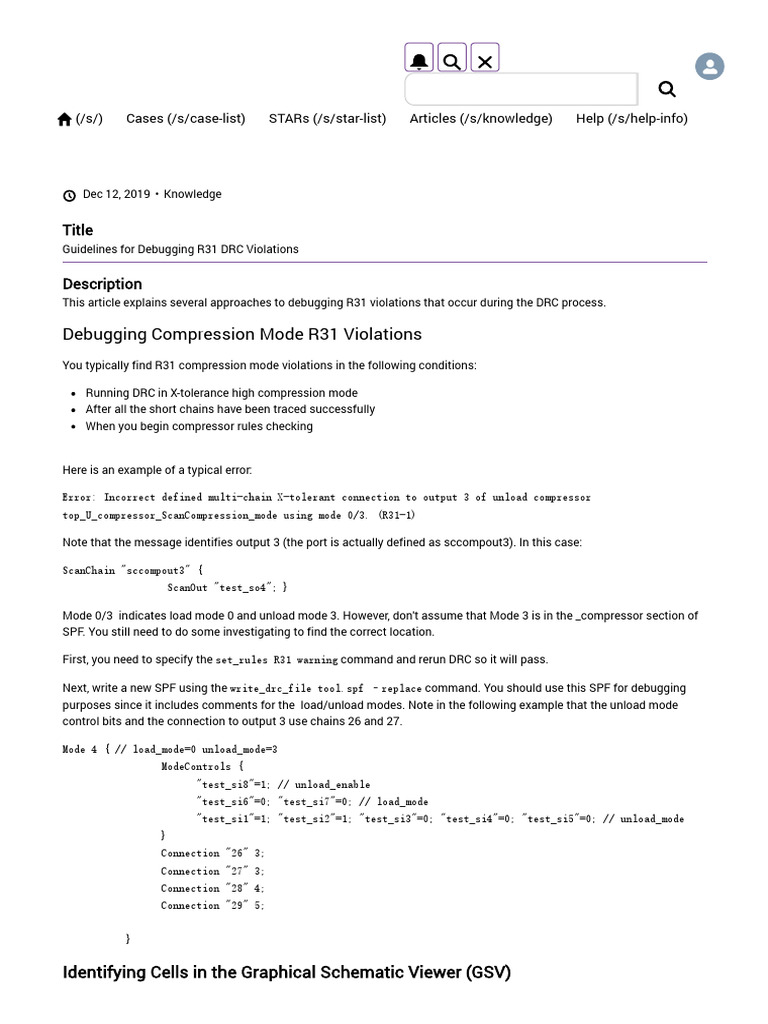 Guidelines For Debugging R31 DRC Violations | PDF | Debugging | Computer Science