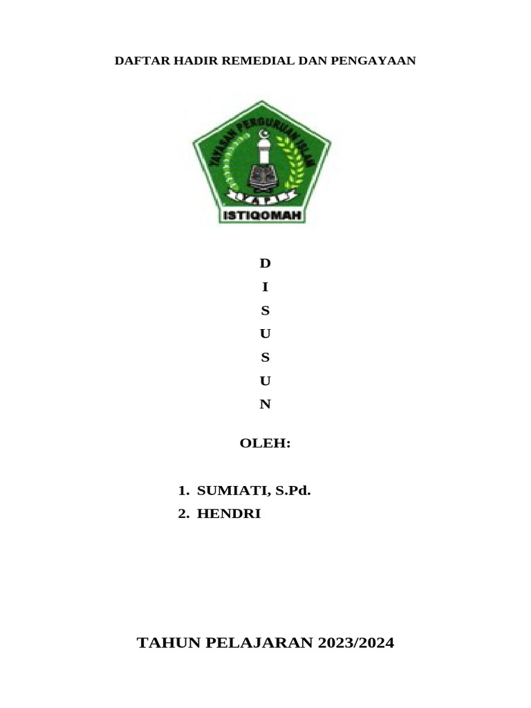 1. DAFTAR HADIR PENGAYAAN DAN REMEDIAL - Copy | PDF