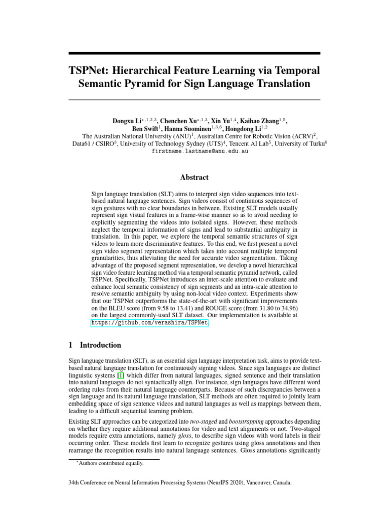 Tspnet: Hierarchical Feature Learning Via Temporal Semantic Pyramid For ...