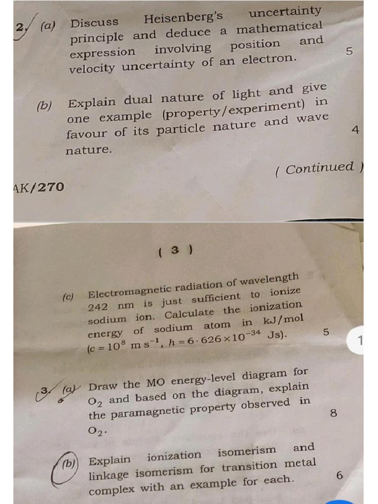 Module 1 Previous Year Questions | PDF