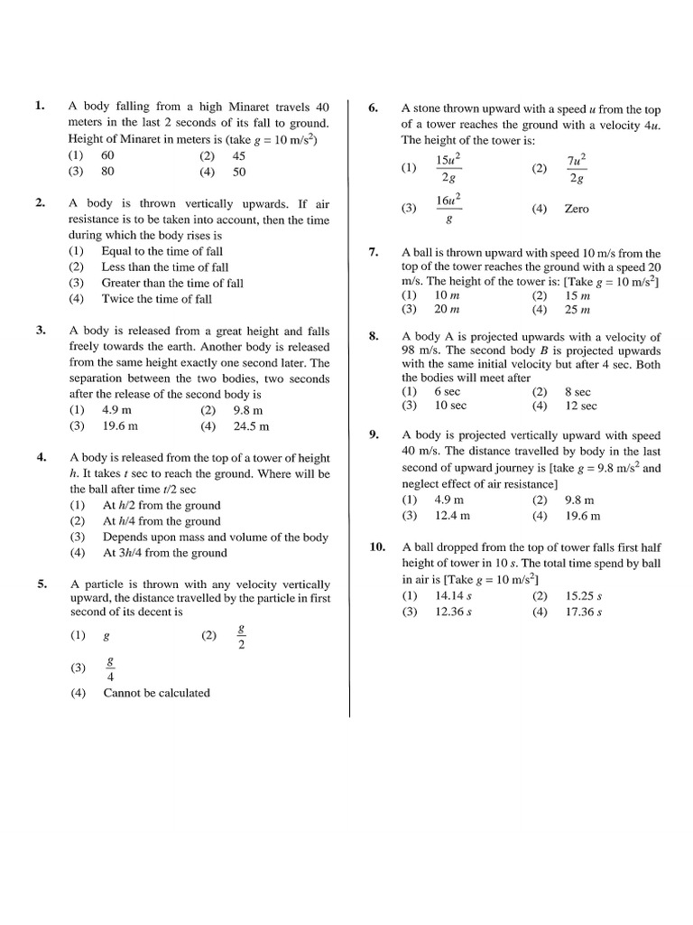 DPP 5 | PDF