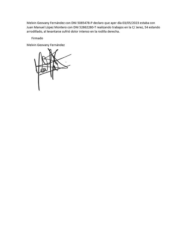 04-05-2023 Declaracion de Melvin Geovany Fernández_230504_095942 | PDF