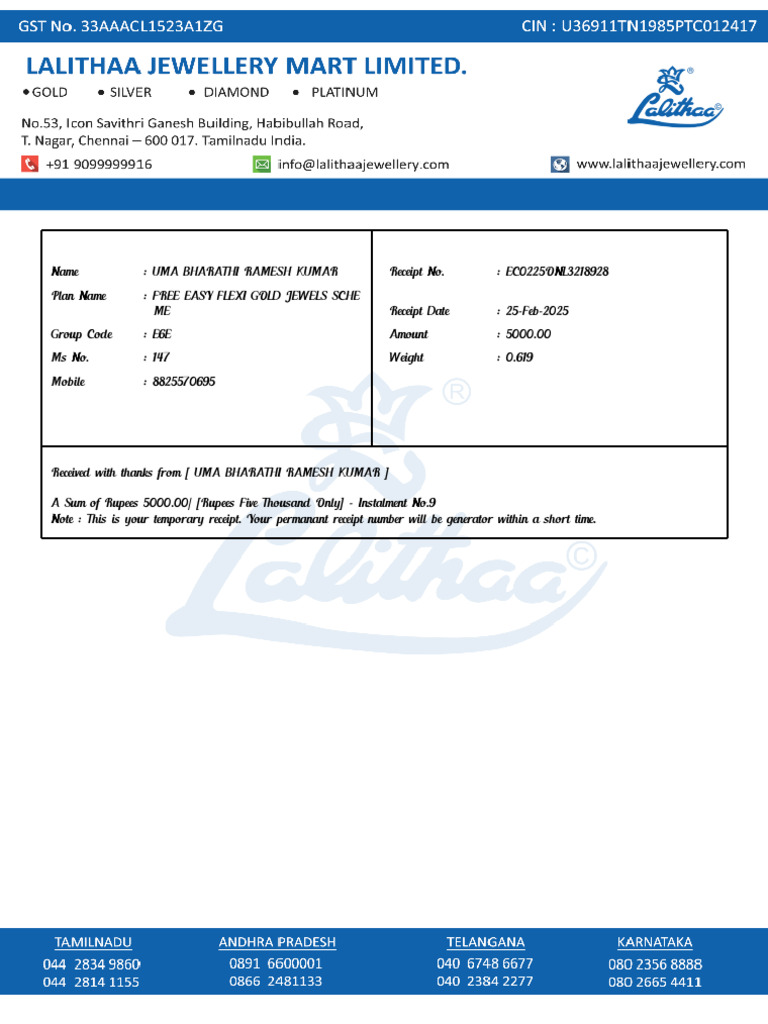 LALITHAAReceipt20250225 12076597321536479216617 | PDF