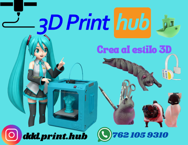 Logo 3d Print Hub Horizontal PDF | PDF