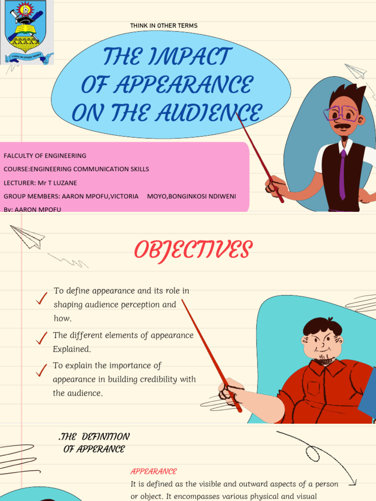 The Role of Appearance in Audience Perception | PDF | Nonverbal ...