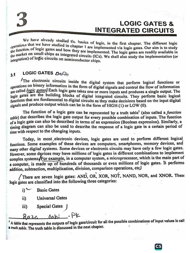 Logic Gates | PDF