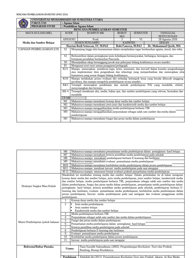 Media Dan Sumber Belajar | PDF