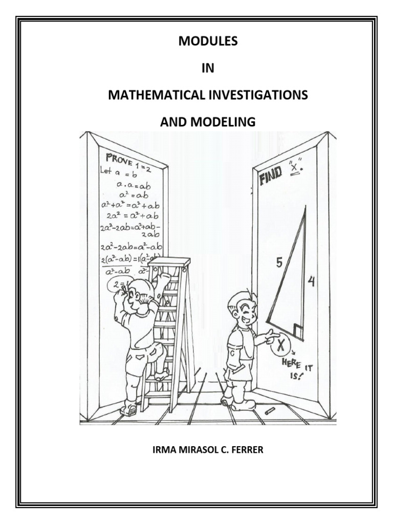 Modules Mathematical Investigation Modeling 1 | PDF | Constructivism (Philosophy Of Education ...