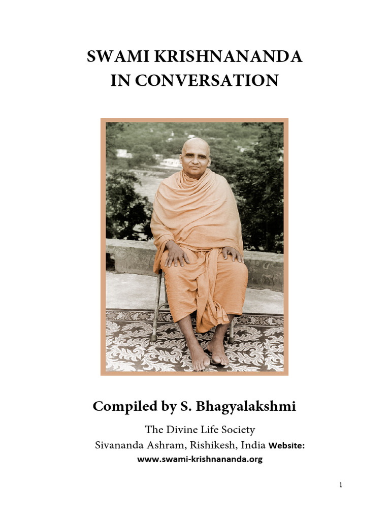Swami.Krishnananda.in.Conversation | PDF