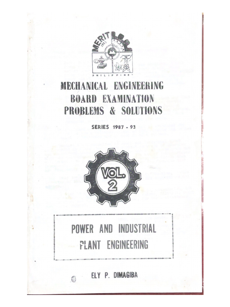 (Dimagiba) Mechanical Engineering Board Examination Problems ...