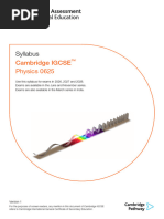 Igcse Physics 0625 | PDF | Gases | Force