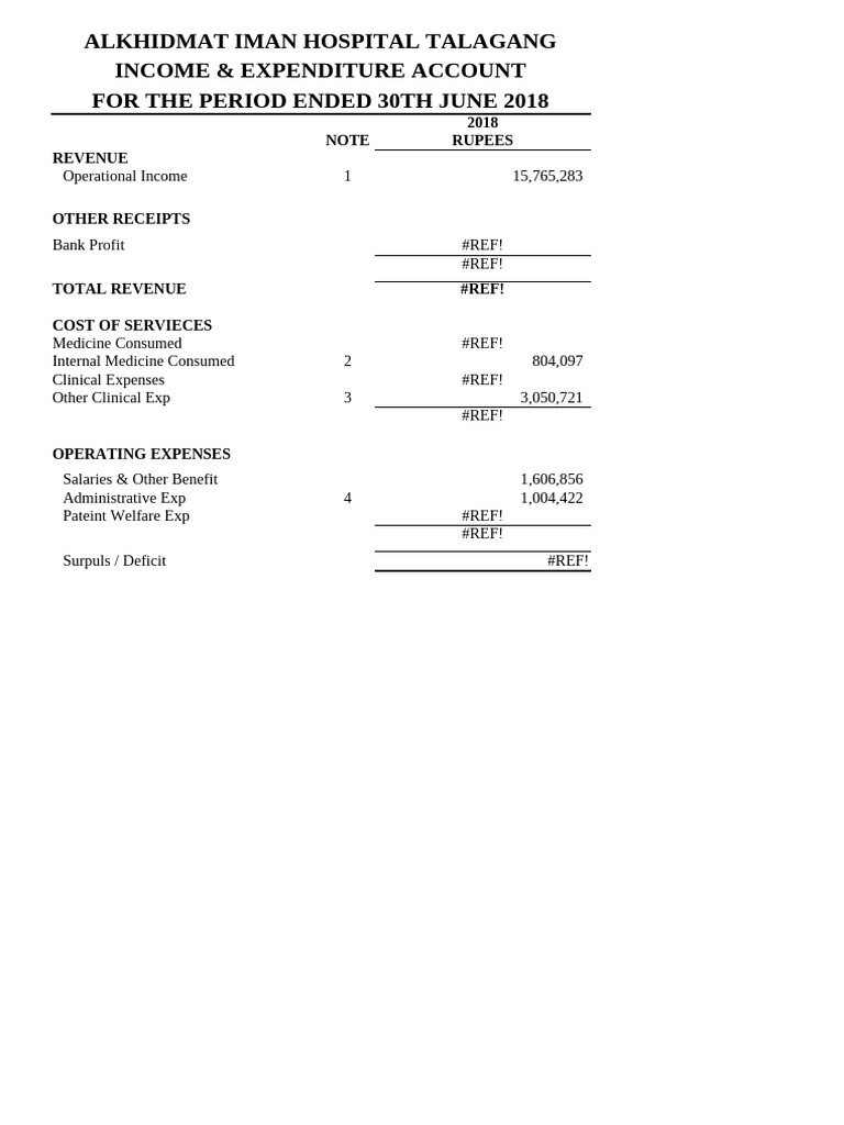 4-Updated-Financial Statements Tando Allahyar - Apr - 2024 | PDF | Debits And Credits | Expense