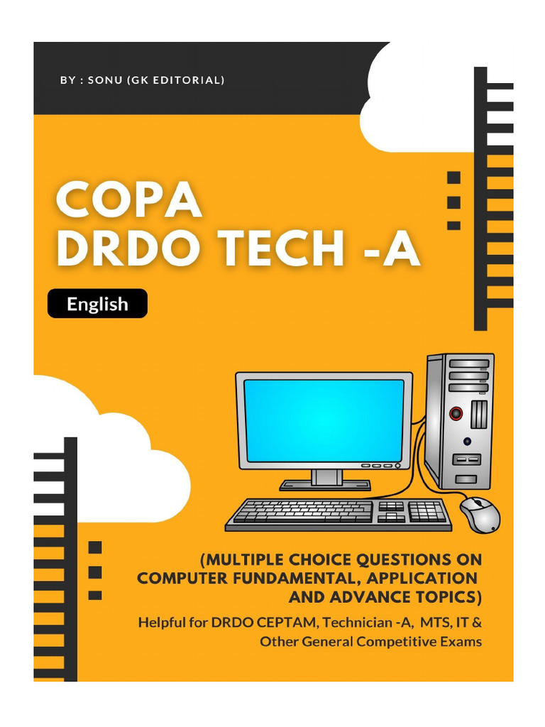 DRDO COPA MCQ E-Book Free | PDF | Computer Data Storage | Input/Output
