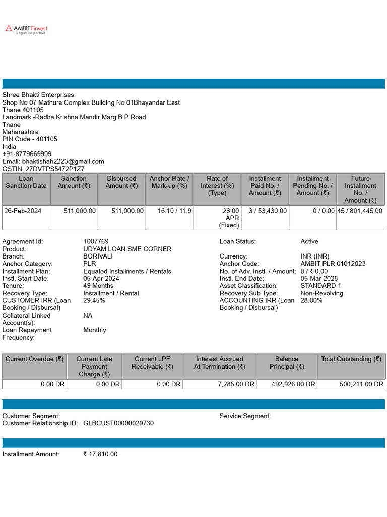 SOA_BVI00000100XXXX_24062024_1719229146061 | PDF | Debits And Credits ...