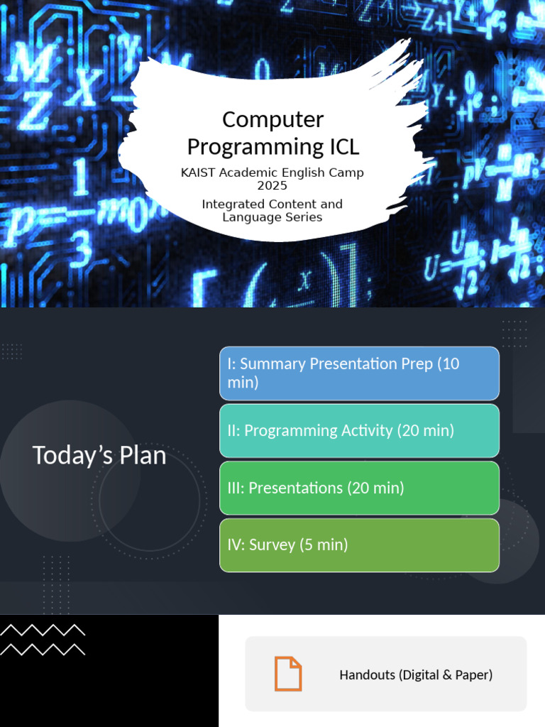 Programming ICL POST 2025_Winter_Cyril | PDF | Computer Programming | Python (Programming Language)