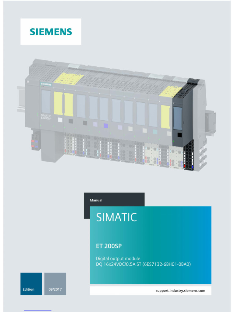 simatic_et_200sp | PDF | Input/Output | Central Processing Unit