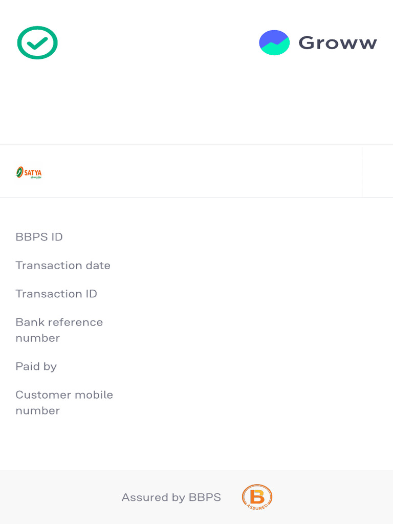 BBPS Transaction Details for 19 Feb 2025 | PDF