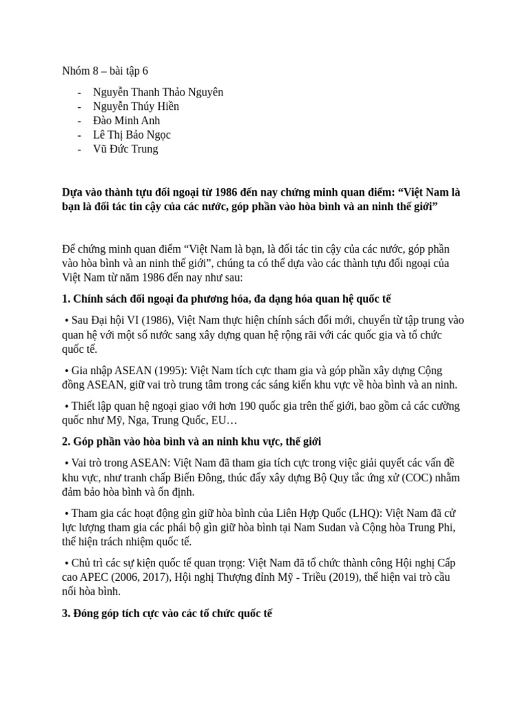 Nhóm 8 Btap 6 | PDF