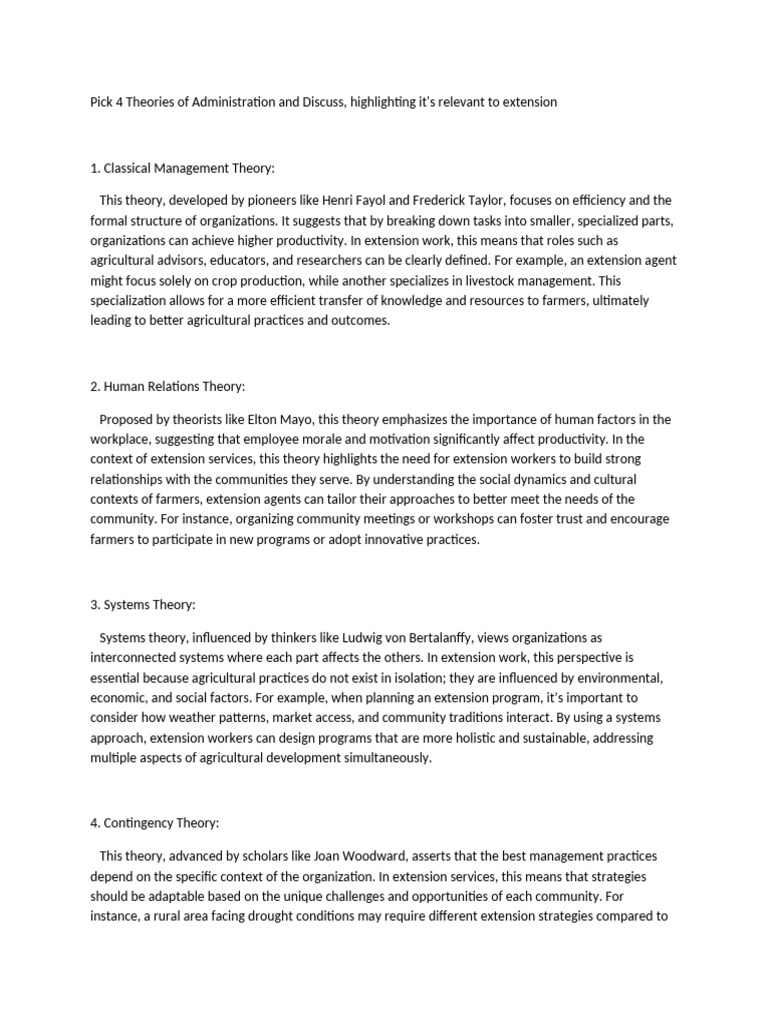 Pick 4 Theories-WPS Office | PDF | System | Systems Theory